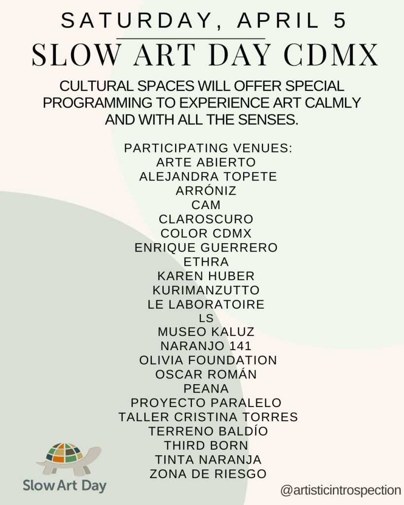 Proyecto Paralelo Gallery | Slow Art Day